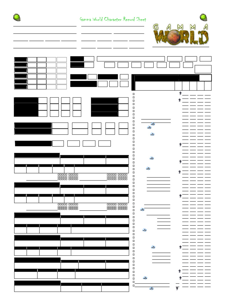 Gamma World Pdf