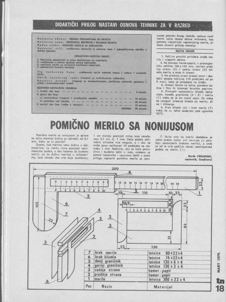 I Pomicno Merilo Sa Nonijusom | PDF
