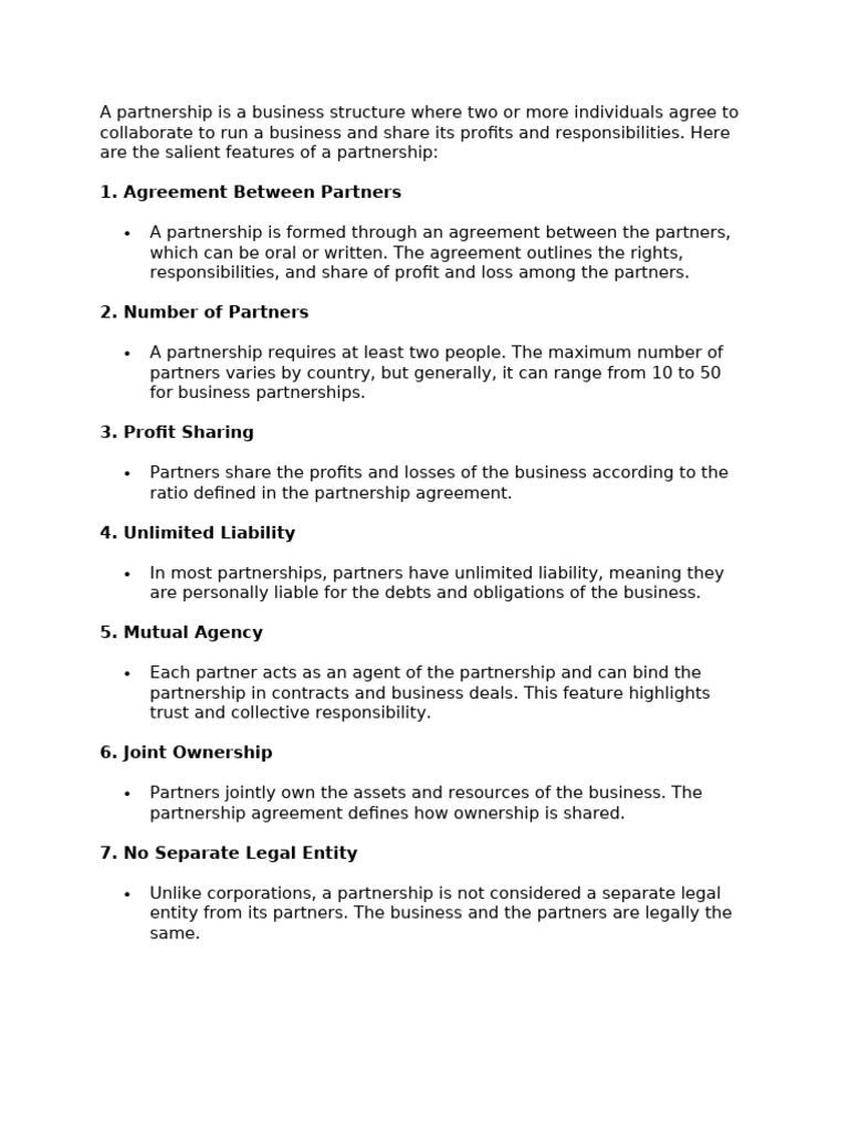 The Basics of Partnership Business | PDF | Partnership | Limited ...