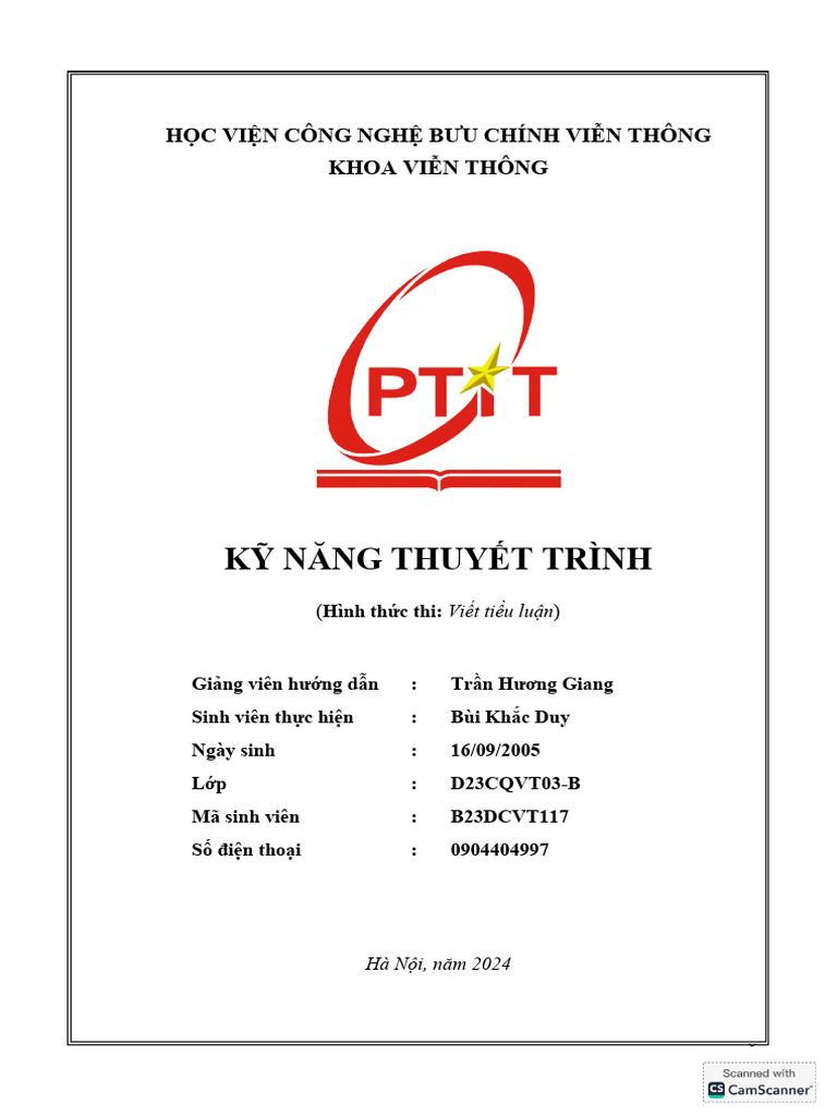 KNTT Bùi Khắc Duy | PDF