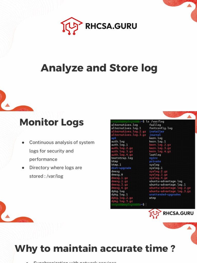 09 Analyze and Store Logs | PDF