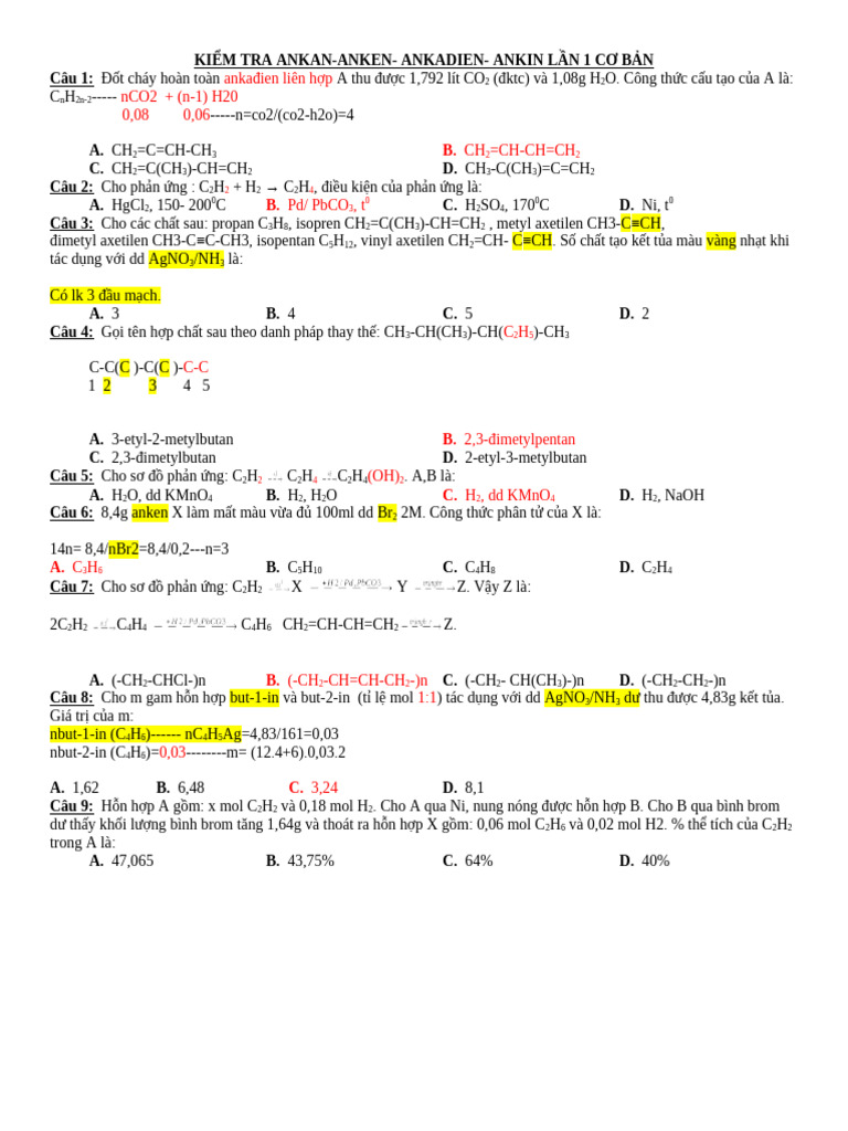 Ankan Anken Ankin Cơ B N 1 Gi I Chi Tiet | PDF