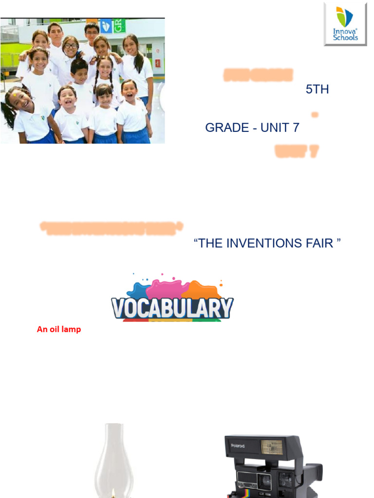 5TH Grade - Vocabulary Unit 7 | PDF