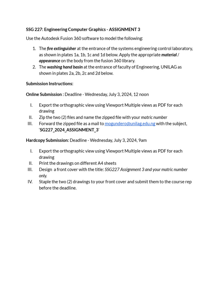 Fusion 360 Assignment 3 | PDF