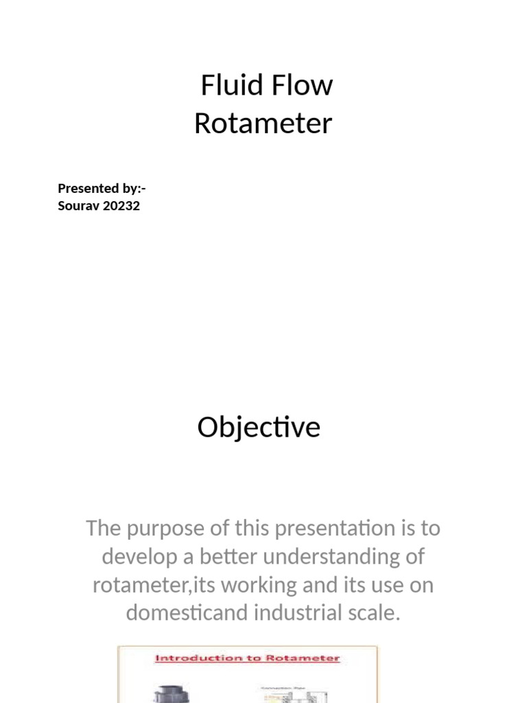 Understanding Rotameter Principles | PDF | Buoyancy | Flow Measurement