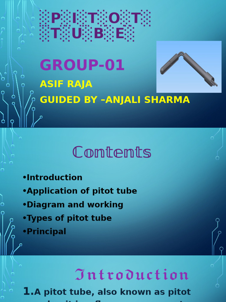 On Pitot Tube | PDF