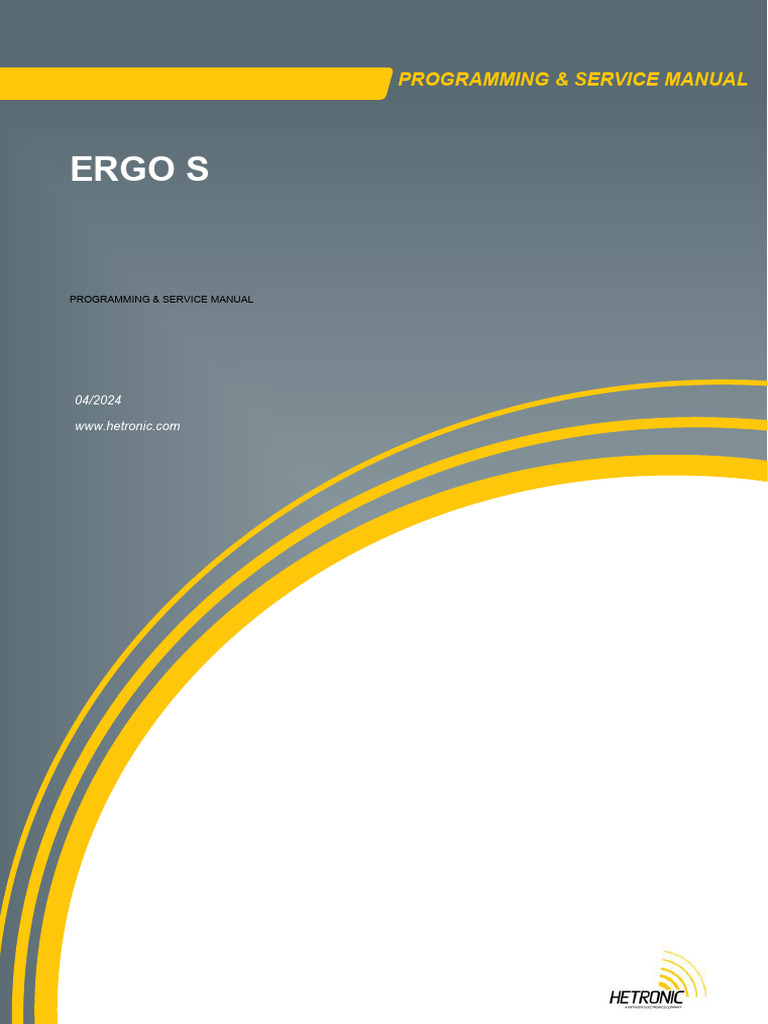 Hetronic ERGO-S-Programming Service-Manual 042024 | PDF | Usb | Booting