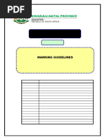 2025 Maths Lit GRD 12 Term 2 Assignment Memo | PDF