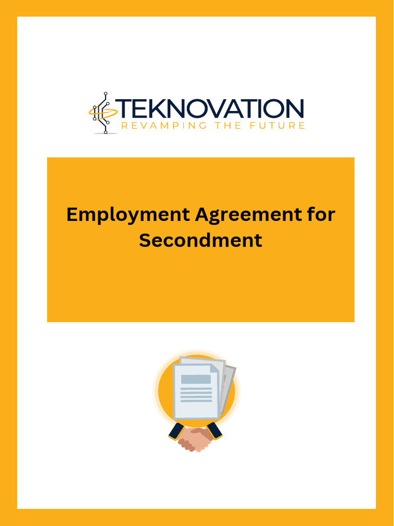 Irfan Secondment Contract | PDF | Employment | Breach Of Contract