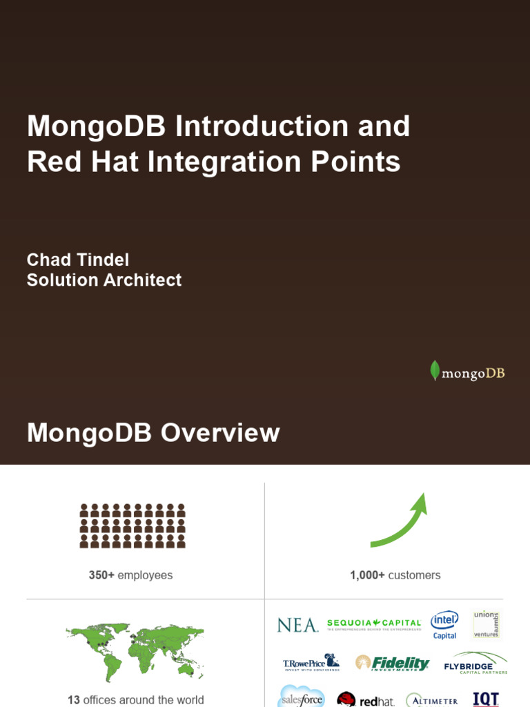 Mongodb Pdf Mongo Db Databases