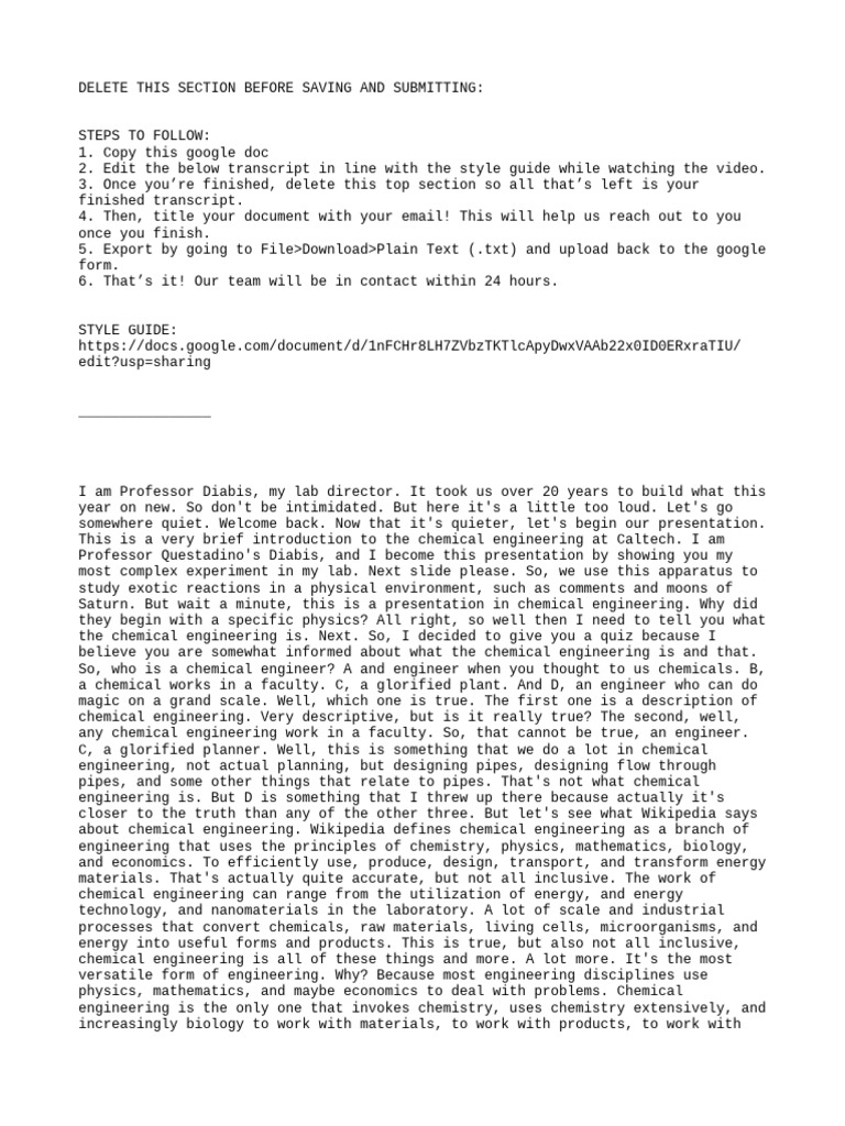 Exam Submission | PDF | Chemical Engineering | Engineering
