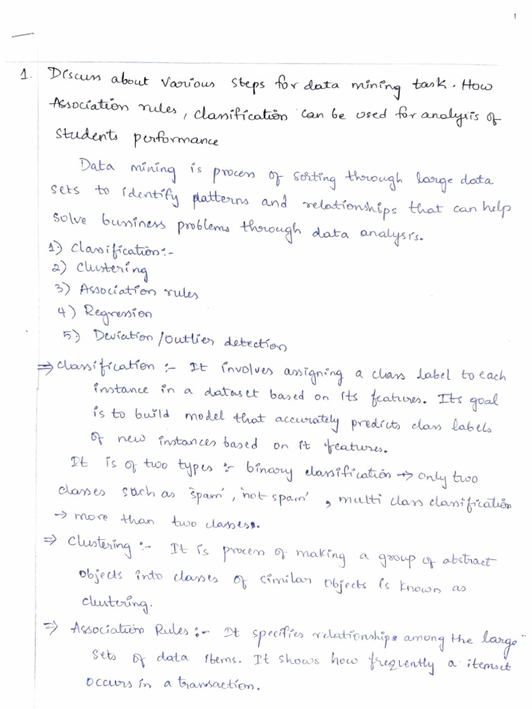 dm assignment 1 | PDF | Data | Statistics