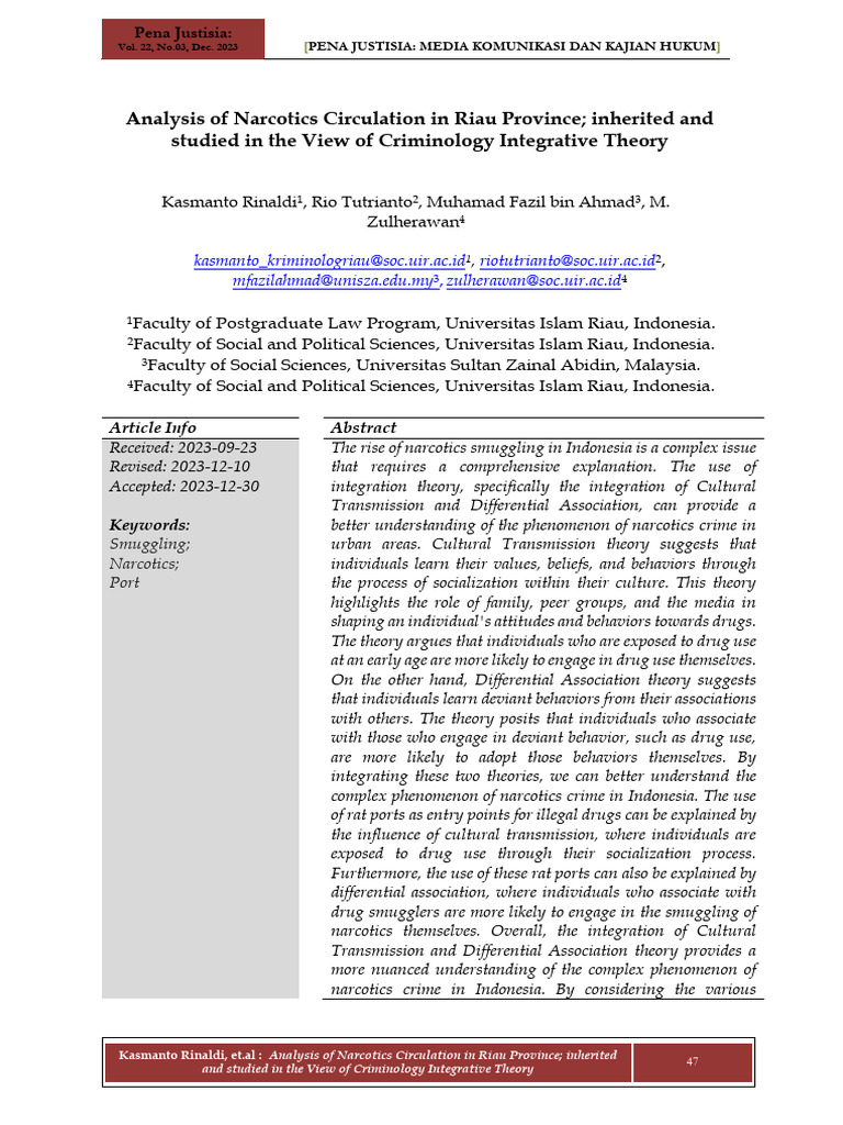 TS-document | PDF | Criminology | Crimes