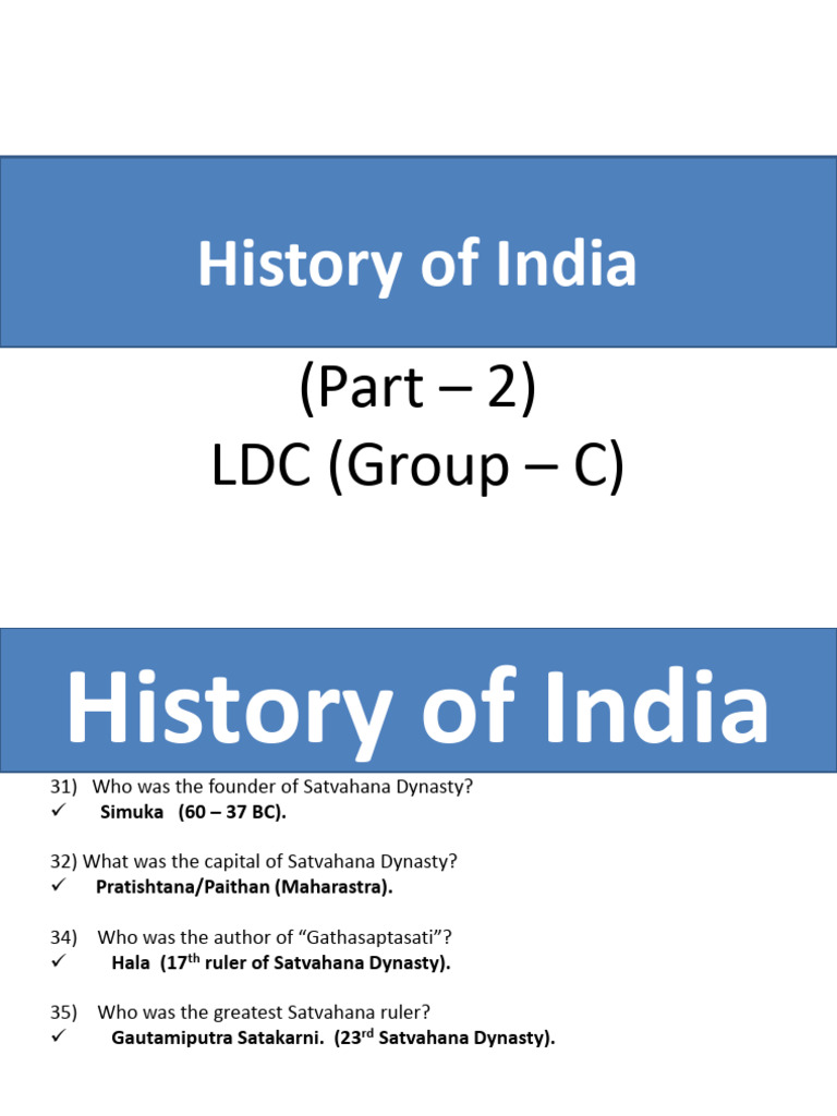 Key Rulers and Dynasties of Ancient India | PDF | Ancient India