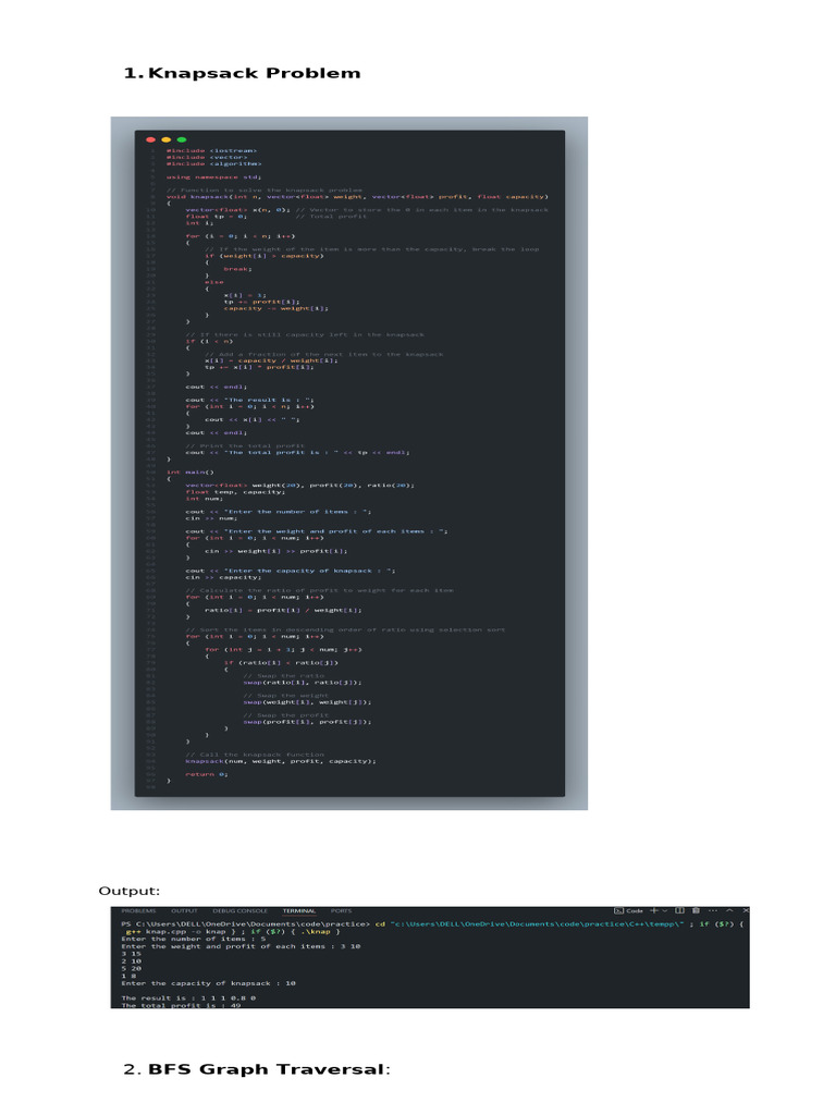 Algo Lab Assign | PDF
