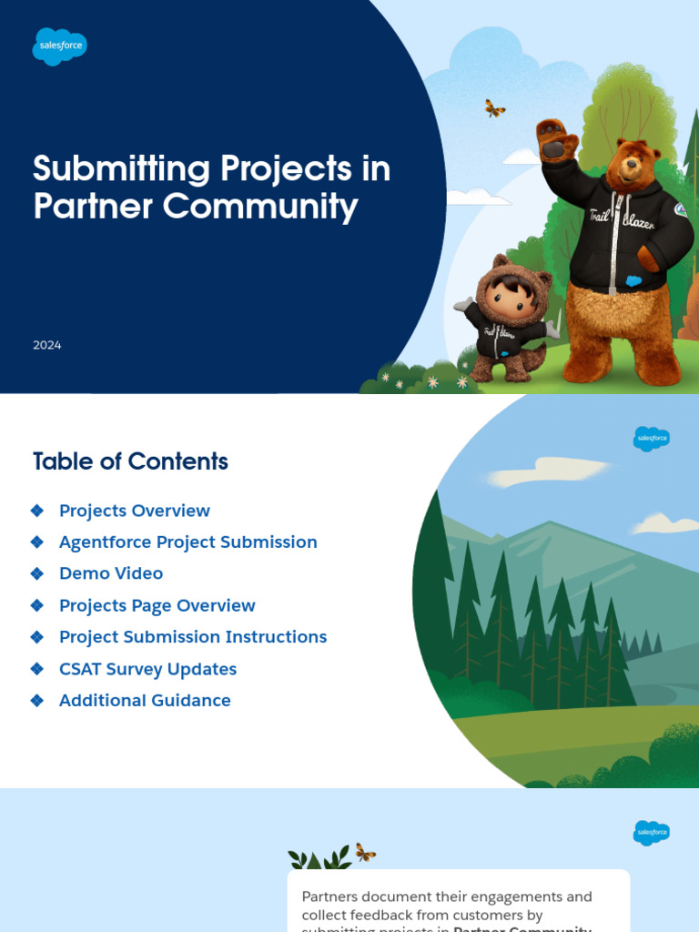 Submitting Projects in Partner Community | PDF | Customer Satisfaction ...