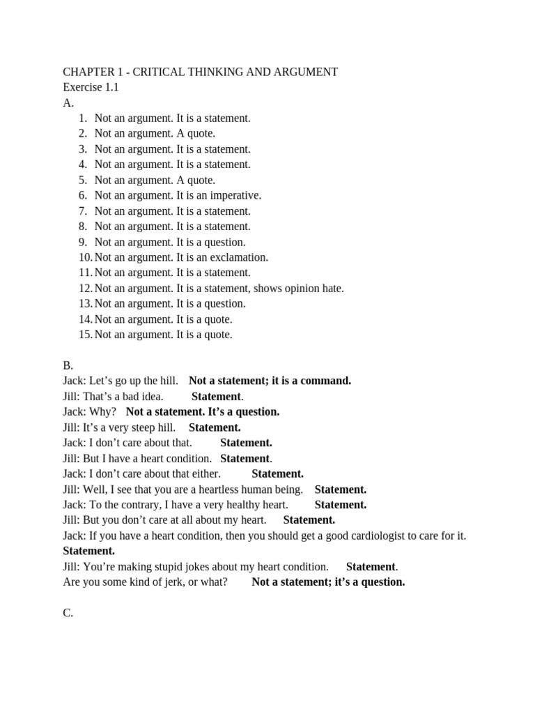 Portfolio Critical Thinking | PDF | Argument | Deductive Reasoning