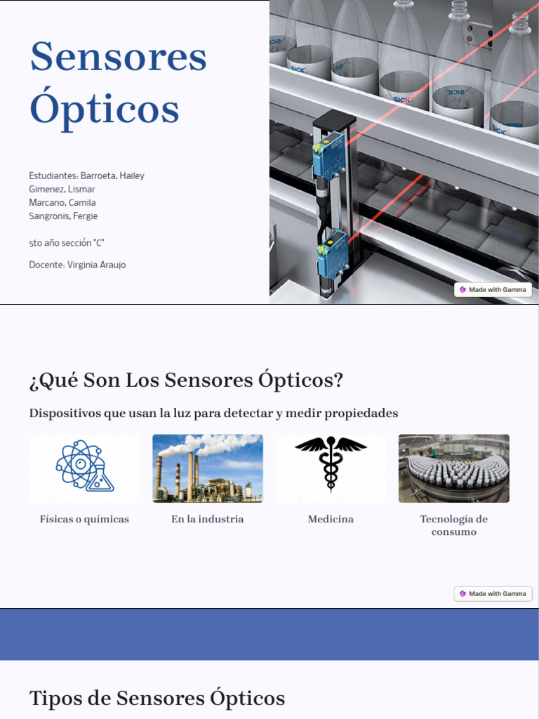 Sensores Opticos | PDF