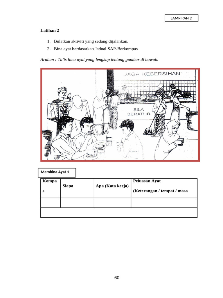 Latihan Membina Ayat Berkompas | PDF