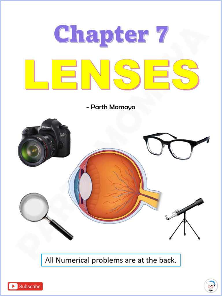 Lenses - Complete Notes | PDF | Eye | Mirror