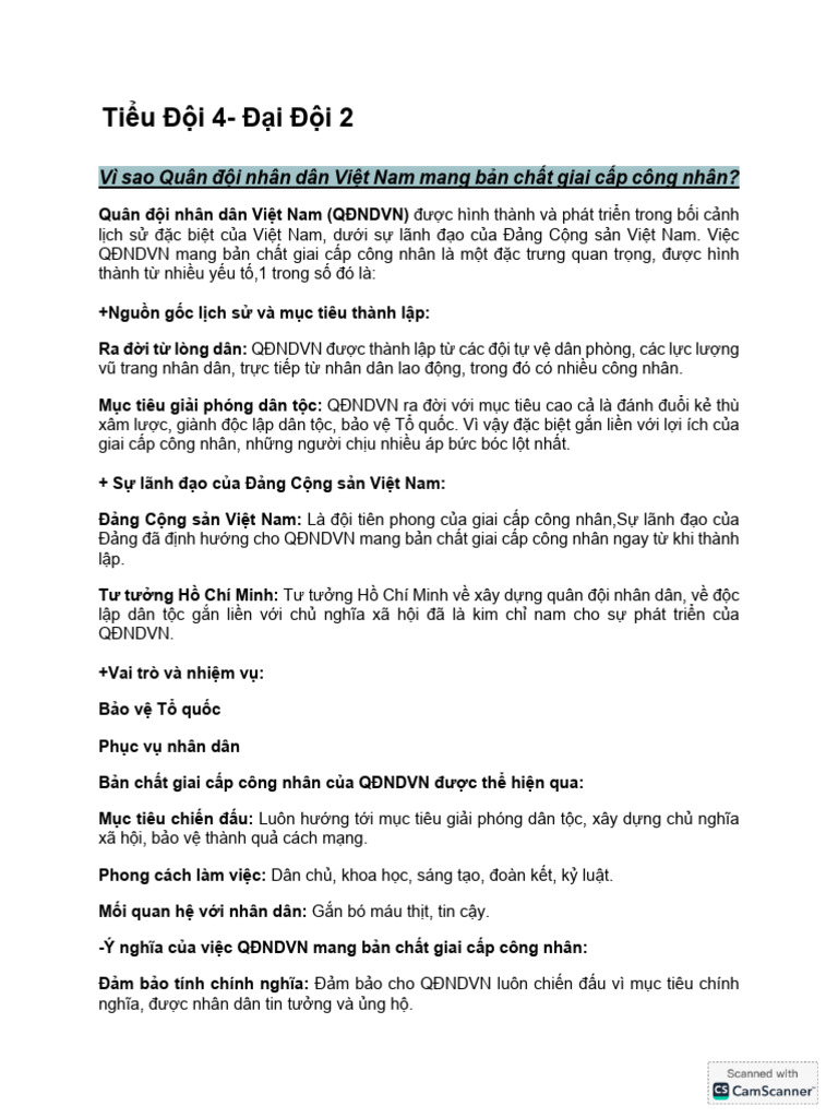 Tiểu Đội 4-TT HP1-N122 | PDF