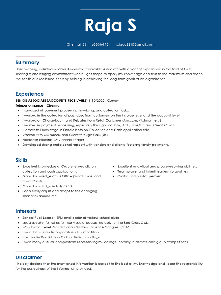 Raja_S_CV (1) (1) | PDF