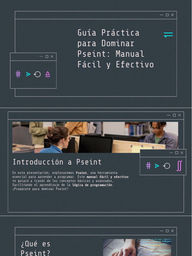 Slidesgo Guia Practica para Dominar Pseint Manual Facil y Efectivo ...