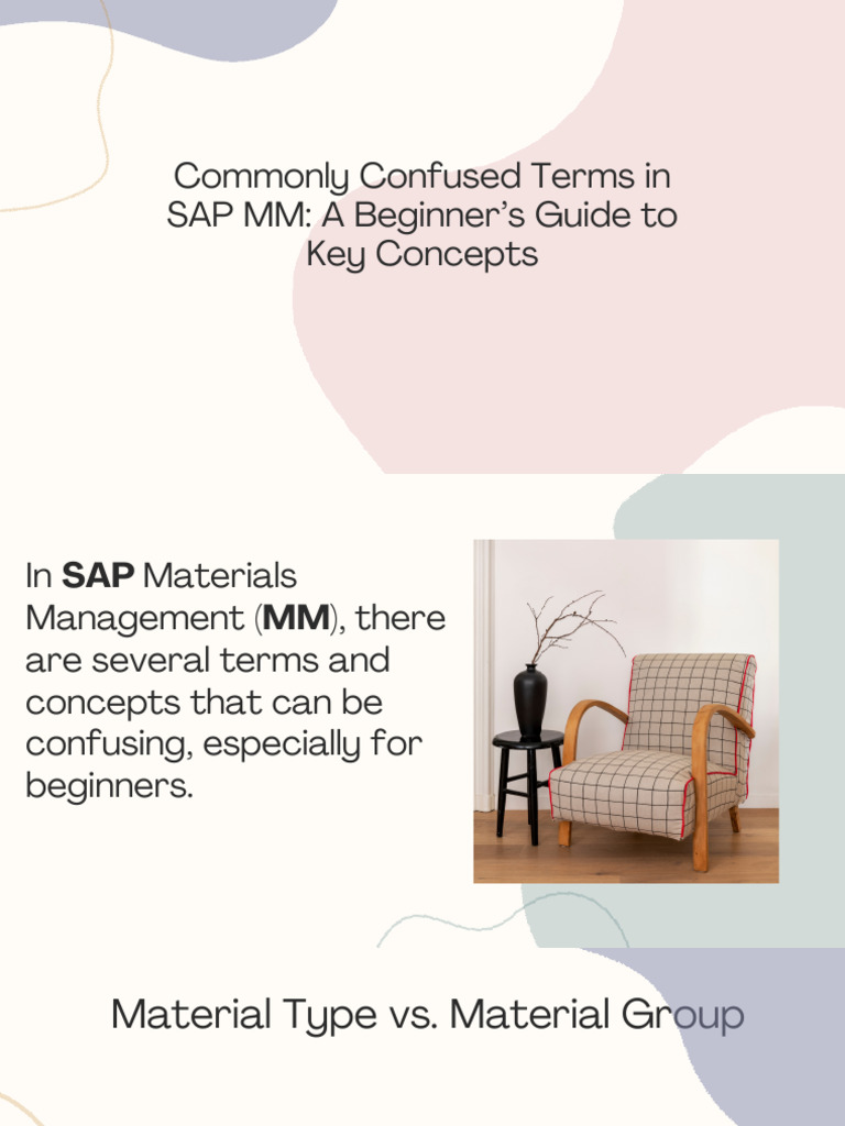 Commonly Confused Terms in SAP MM | PDF | Business | Finance & Money ...