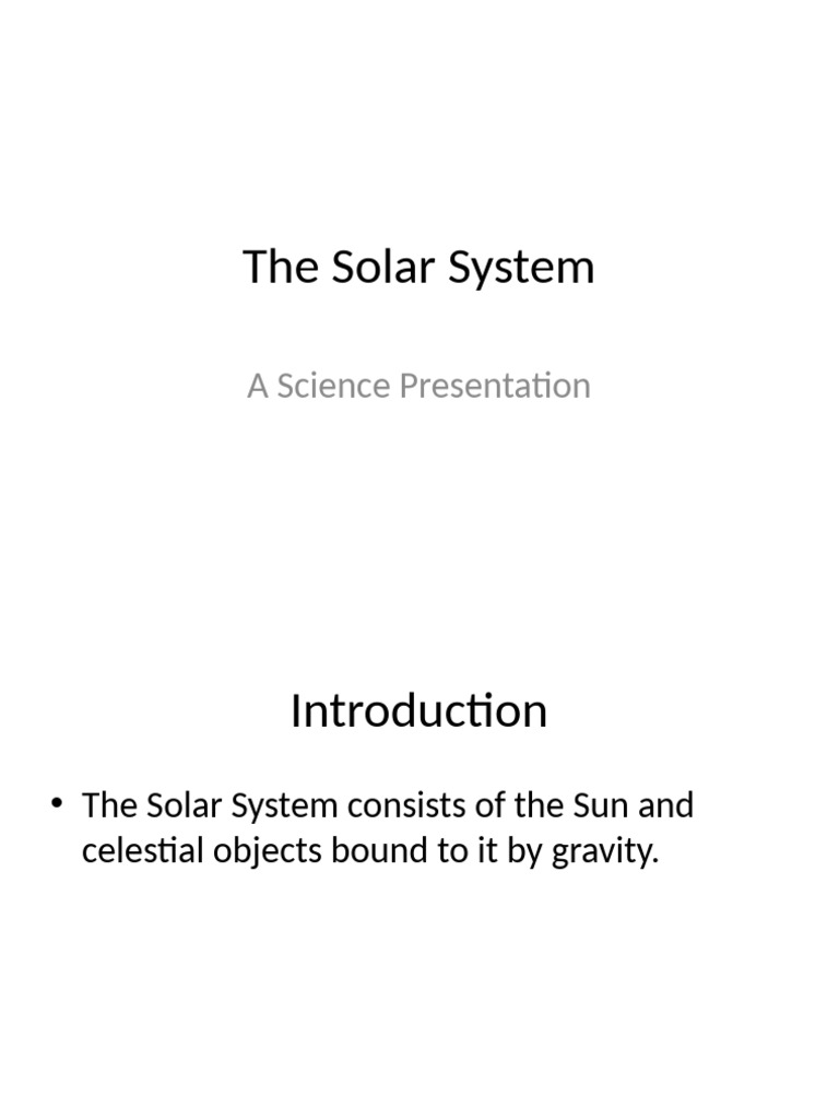 Solar System | PDF