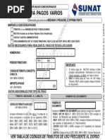 Codigos de Multas Sunat | PDF | Cheque | Gobierno