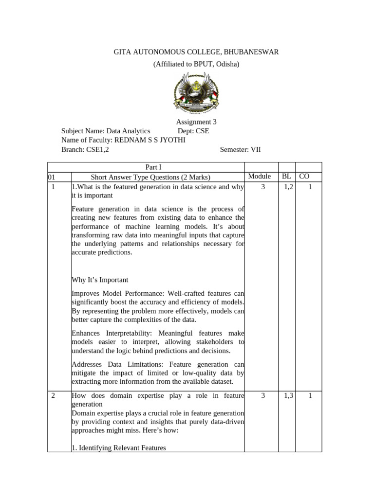 DA Assignmnet 3 Based On Format Solu | PDF | Data Analysis | Applied Mathematics