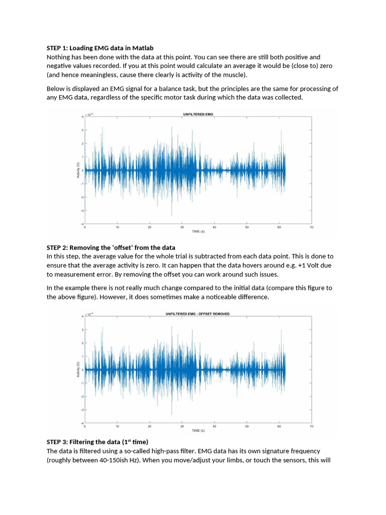 EMG Analysis Step-By-Step | PDF | Electromyography | Electronics