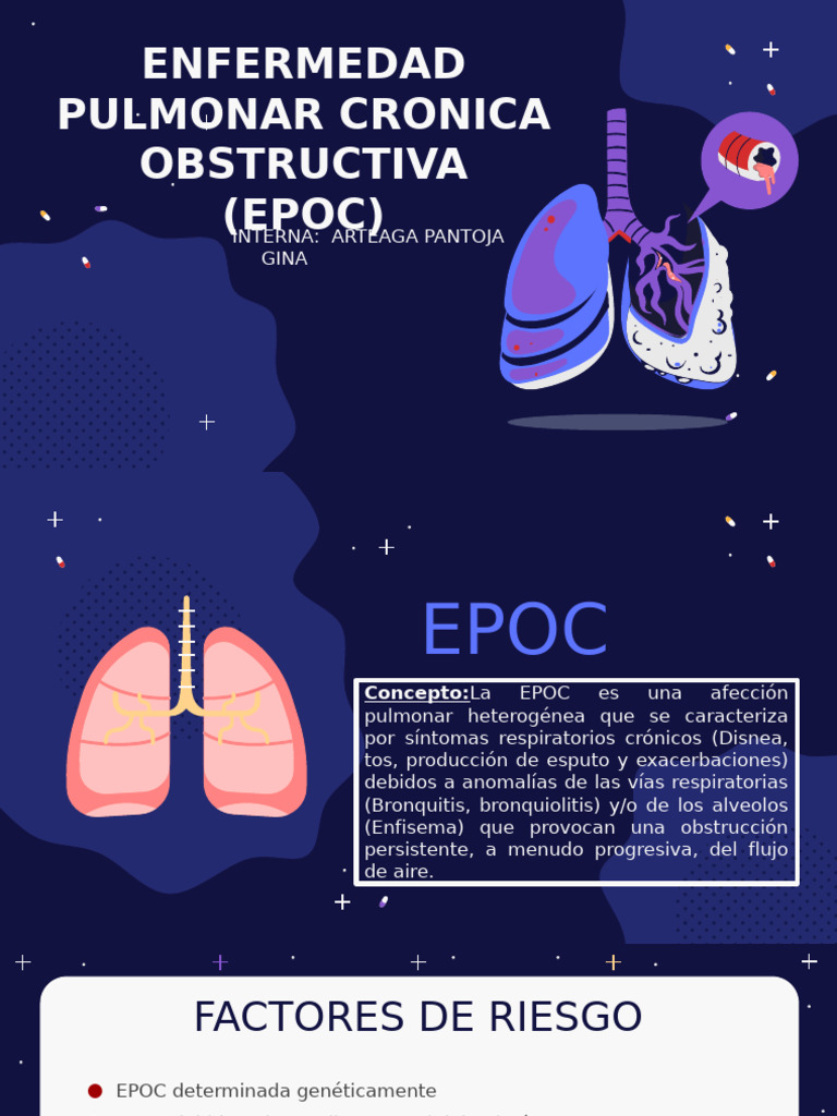 Epoc 2024 | PDF | Enfermedad pulmonar obstructiva crónica | Tos