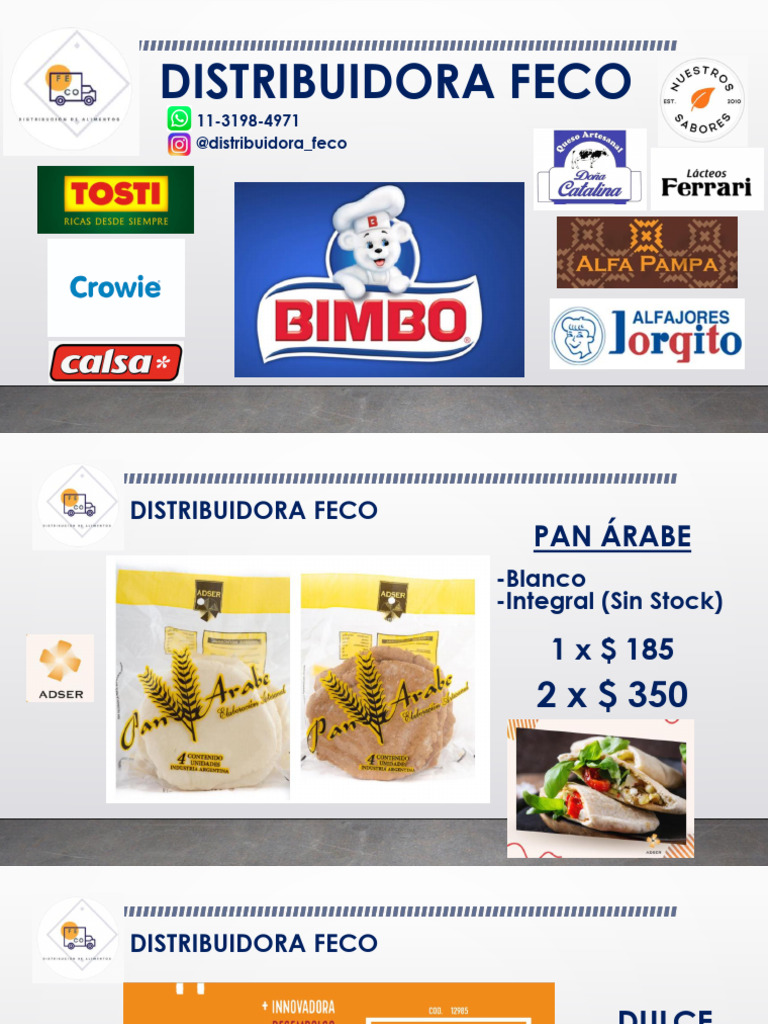 Catálogo FECO Abril23 | PDF | Alimentos | Cocina