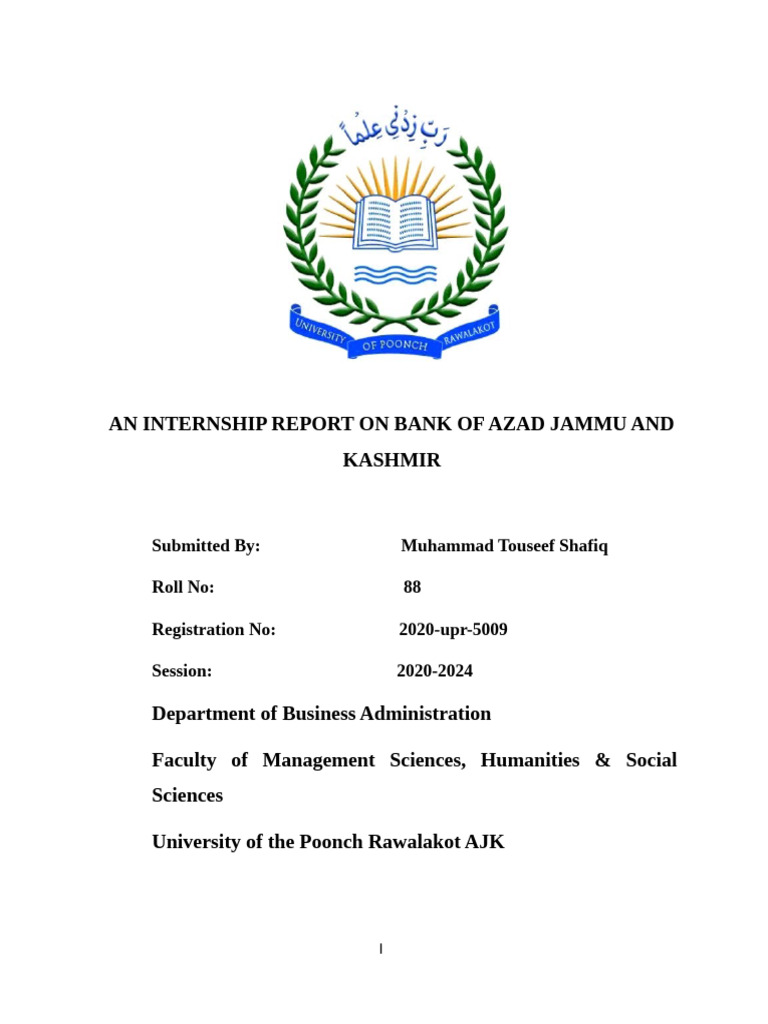 Muhammad Touseef Report Autosaved 2 1 | PDF | Human Resource Management ...