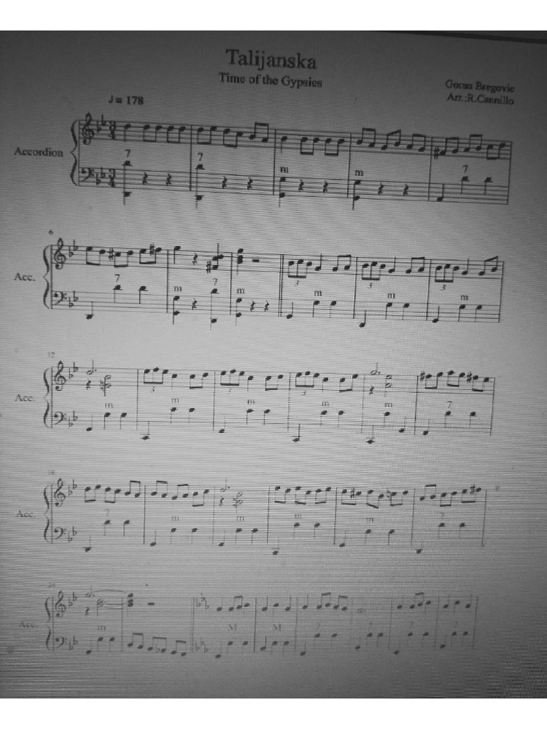 Talijanska Partitura | PDF