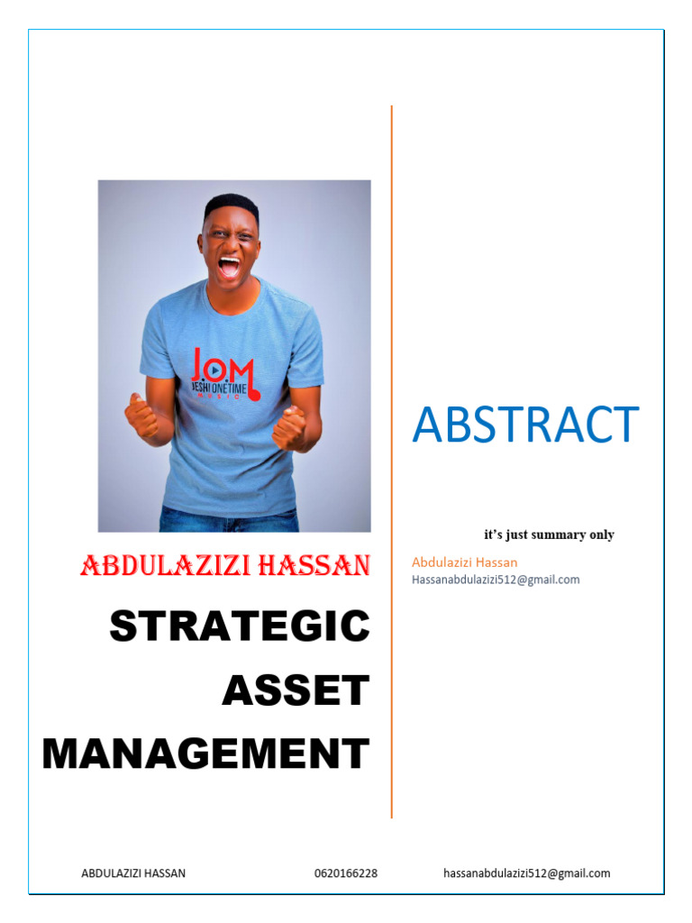 Strategic Asset Management Guide | PDF | Mergers And Acquisitions ...