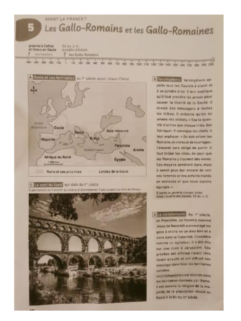Histoire 4 Les Gallo Romains | PDF