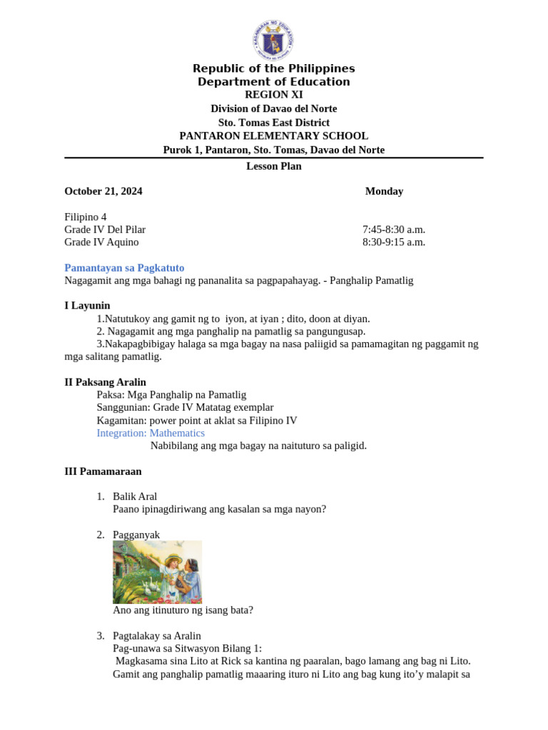 Q2 Week 5 Day 1 | PDF