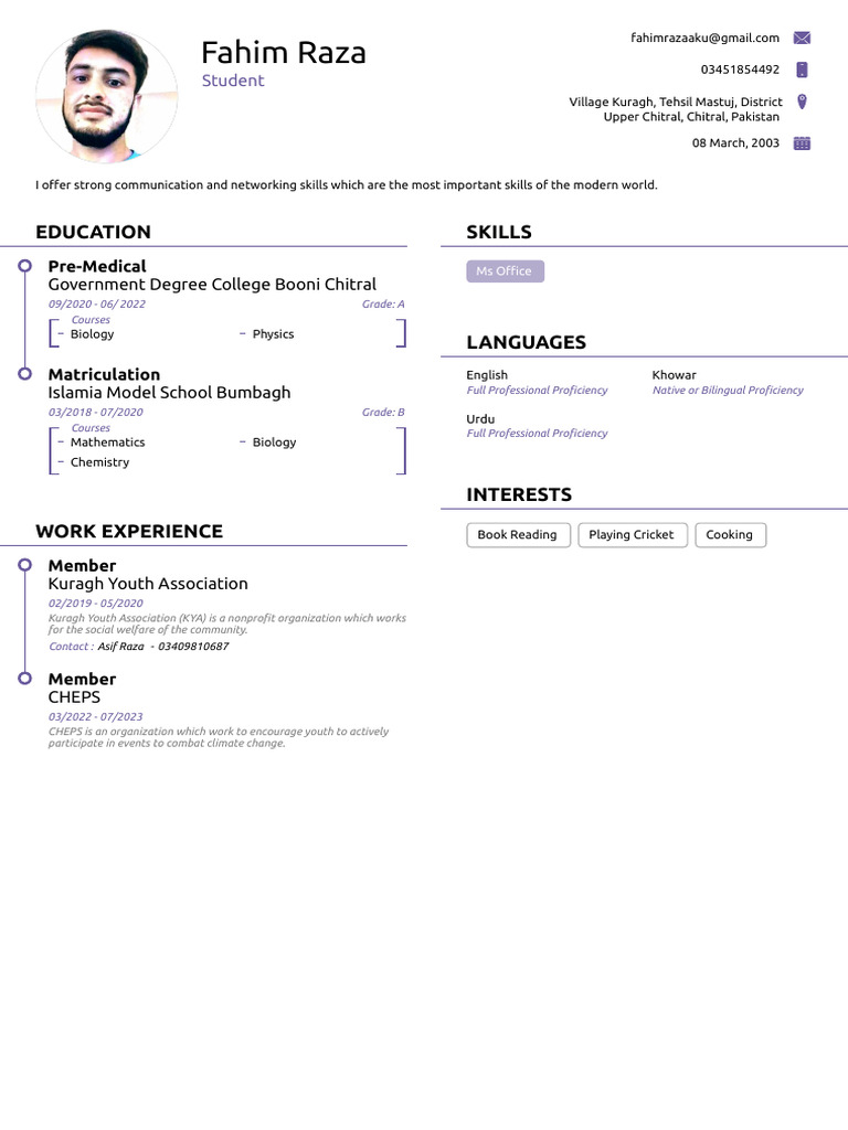 Fahim Resume | PDF