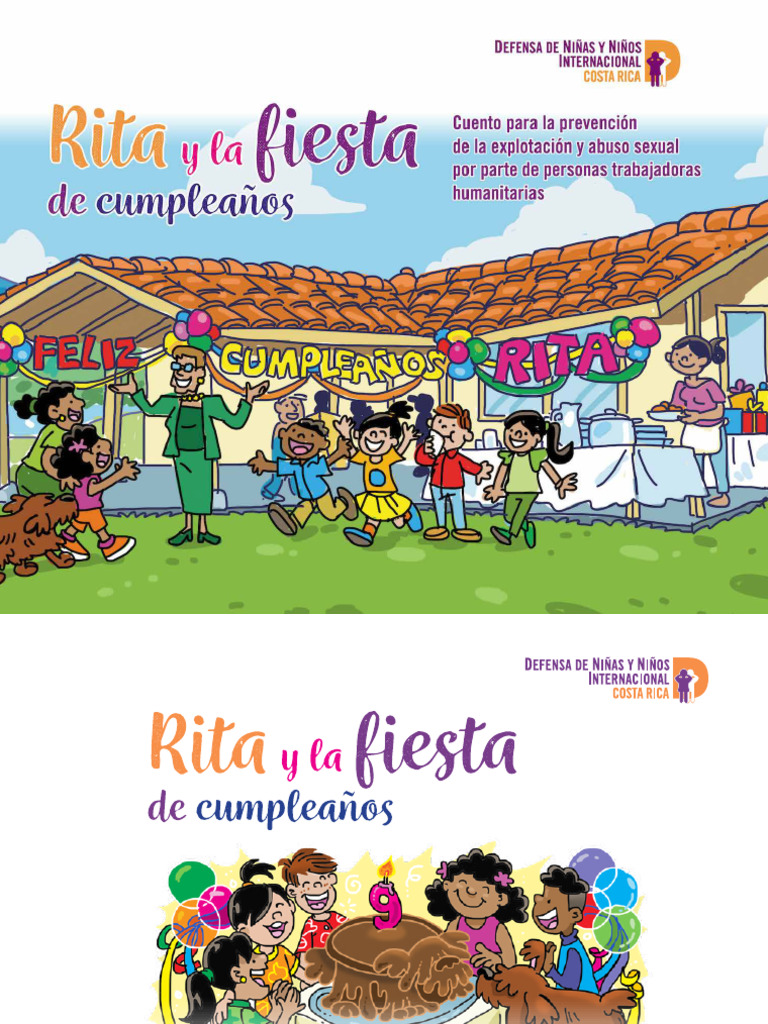 Cuento Rita y La Fiesta de Cumpleanos | PDF