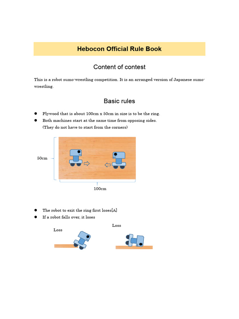 2.hebocon Official Rule Book en | PDF | Computers | Technology ...
