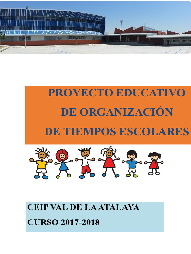 Dossier Tiempos Escolares 2017-18 | PDF | Educación primaria ...
