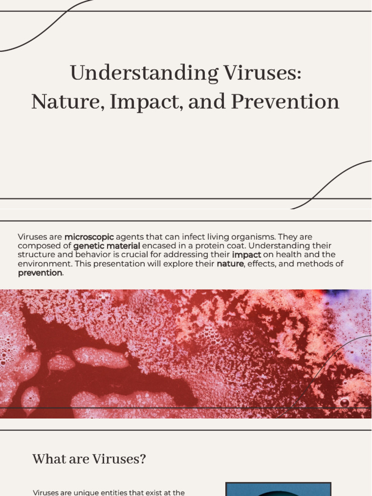 Slidesgo Understanding Viruses Nature Impact and Prevention ...