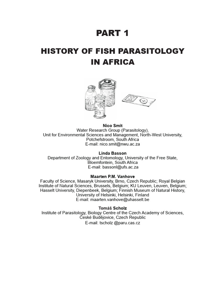 History of Fish Parasitology - in Africa | PDF | Parasitism | Africa