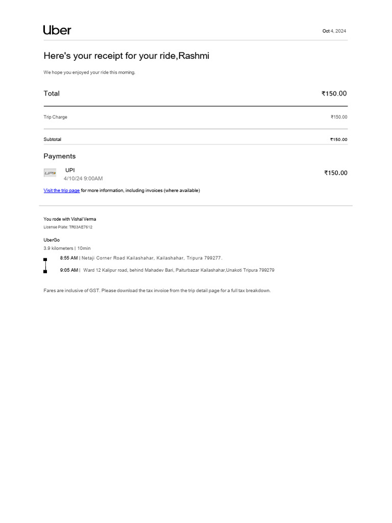 Uber-Bill MORNING 2 | PDF