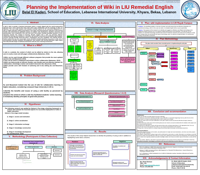 Poster Template (Belal - EDUC 605 - Final) | PDF | Educational ...
