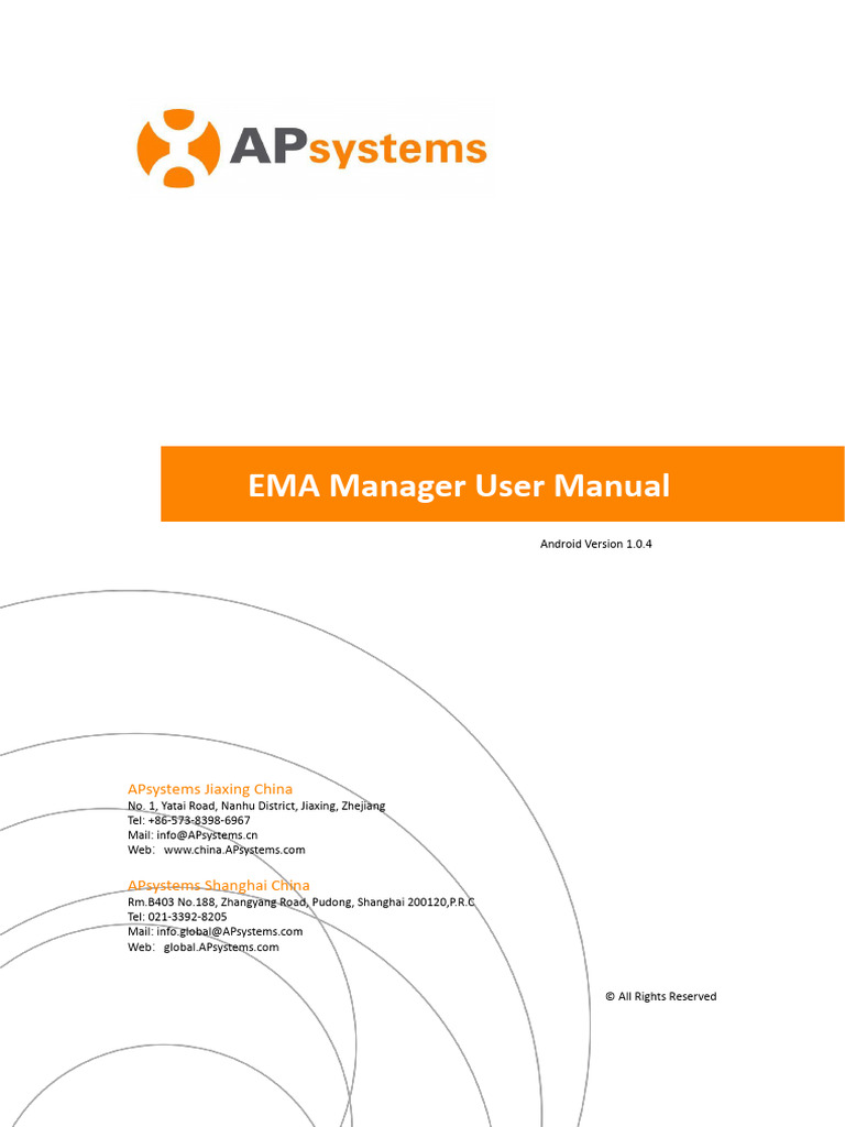 EMA Manager User Manual | PDF | Ip Address | Ios