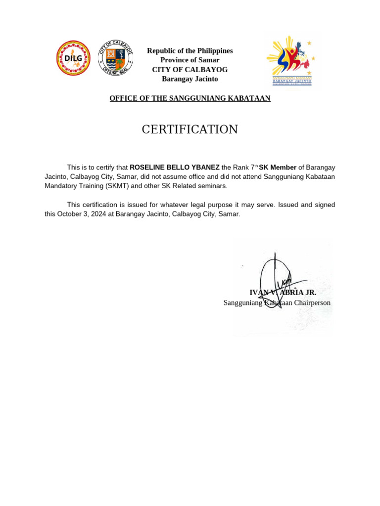 SK Certification | PDF