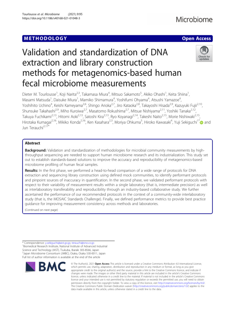 mDNA extraction library construction NGS | PDF | Accuracy And Precision ...